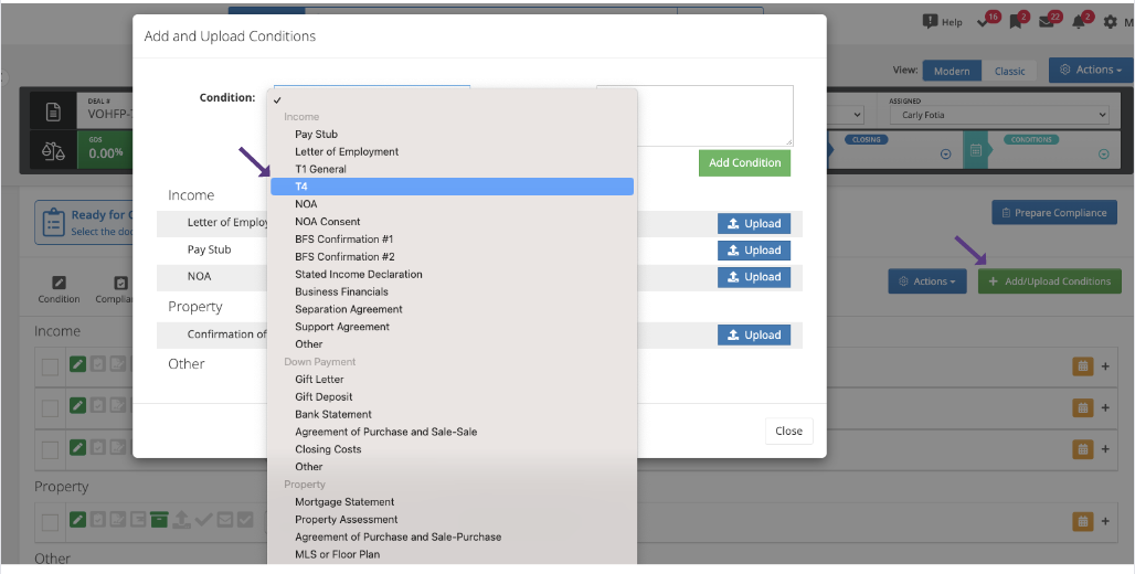 Email Conditions List - Newton Connectivity Systems